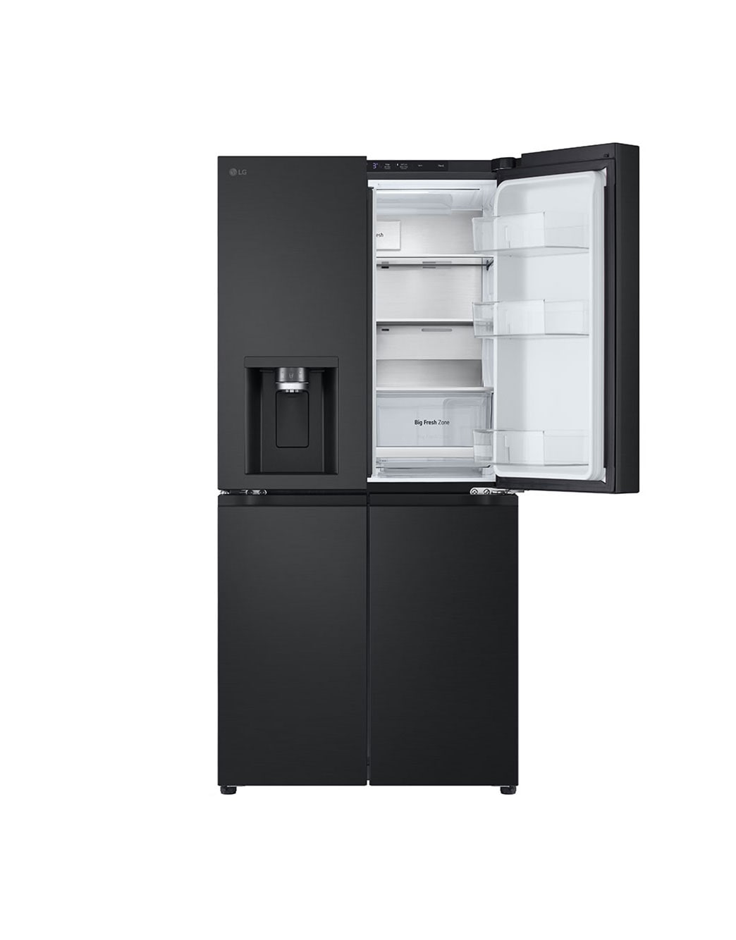 506L Slim French Door Fridge - Plumbed - GF-L500MBL | LG AU