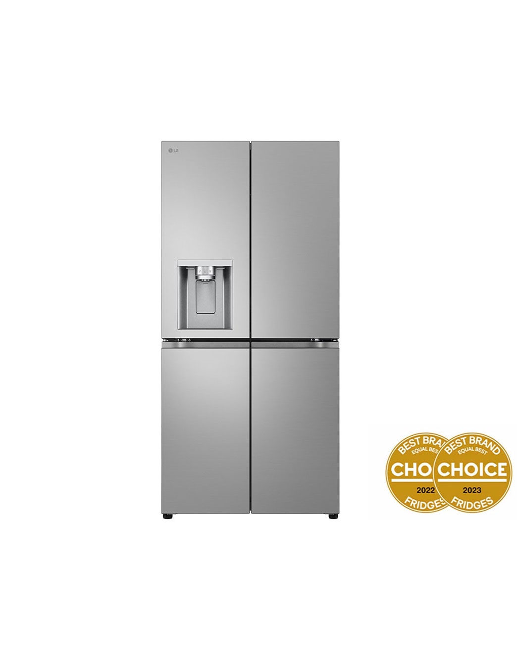 506L Slim French Door Fridge with Ice & Water Dispenser - GF-L500PL | LG AU