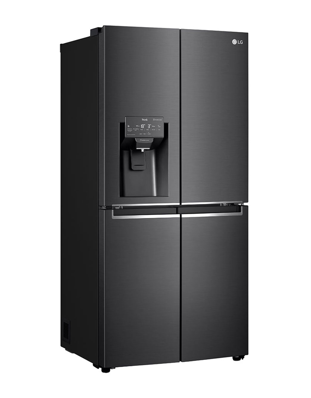 506L Slim French Door Fridge in Black - GF-L570MBNL | LG AU