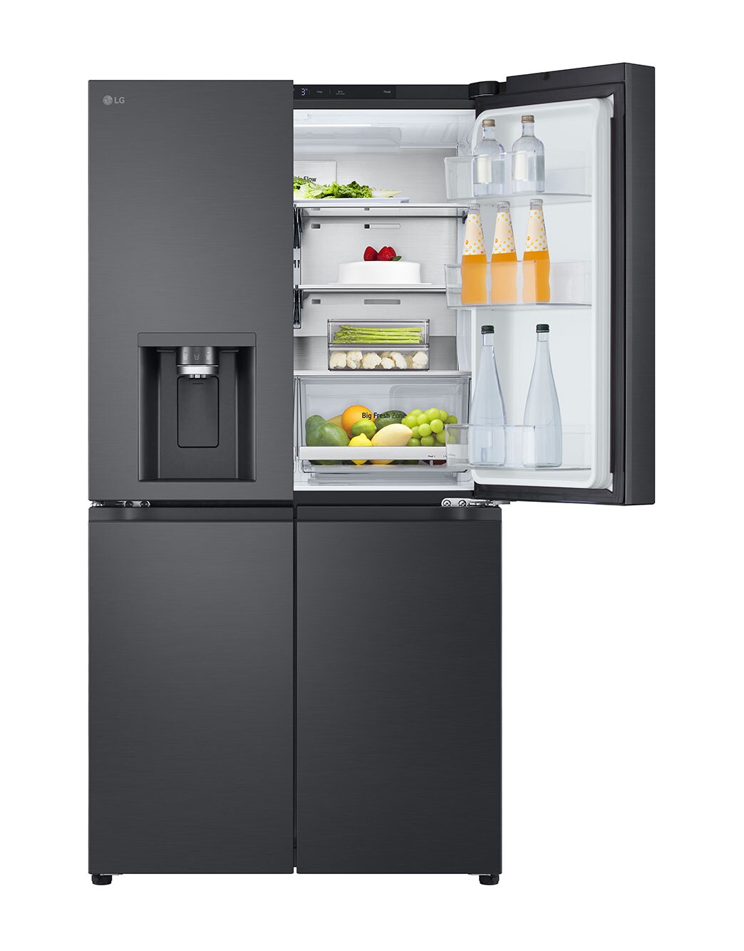 637L French Door Fridge - Plumbed - GF-L700MBL | LG AU