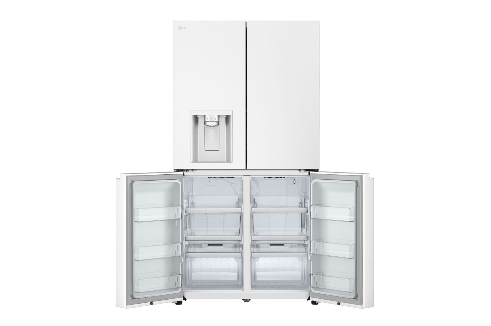 637L French Door Fridge with Ice & Water Dispenser - GF-L700MWH | LG AU