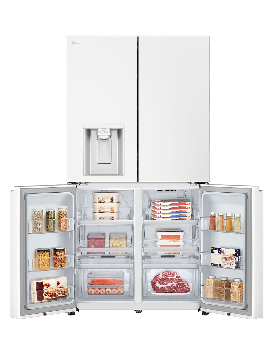 637L French Door Fridge - Plumbed - GF-L700MWH | LG AU
