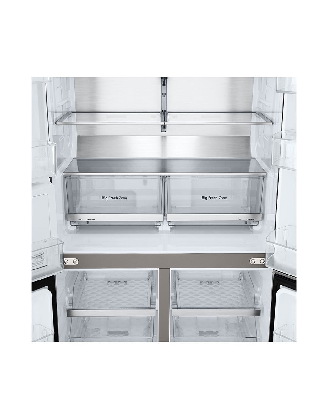 637L French Door Fridge - Plumbed - GF-L700PL | LG Australia
