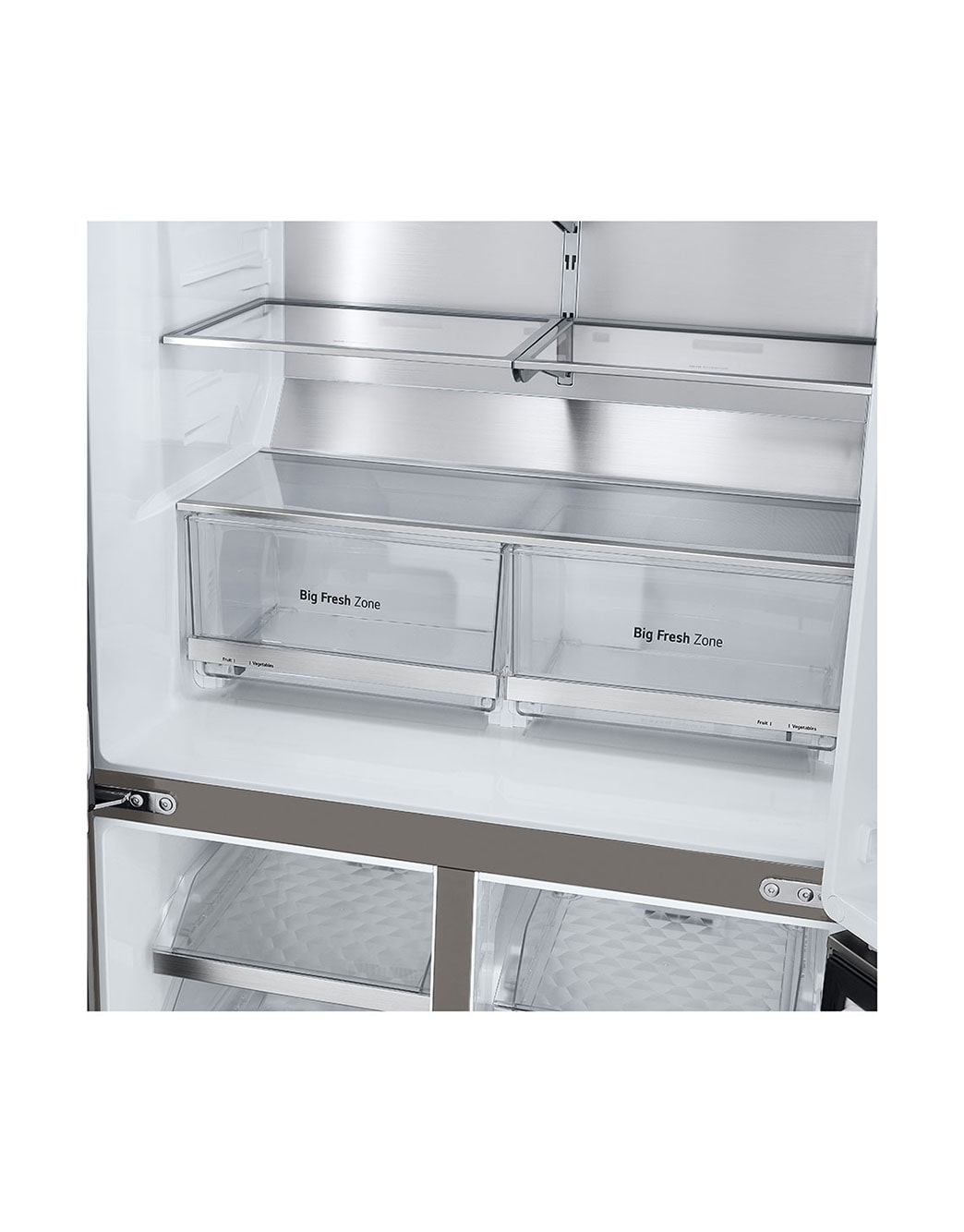 637L French Door Fridge - Plumbed - GF-L700PL | LG Australia