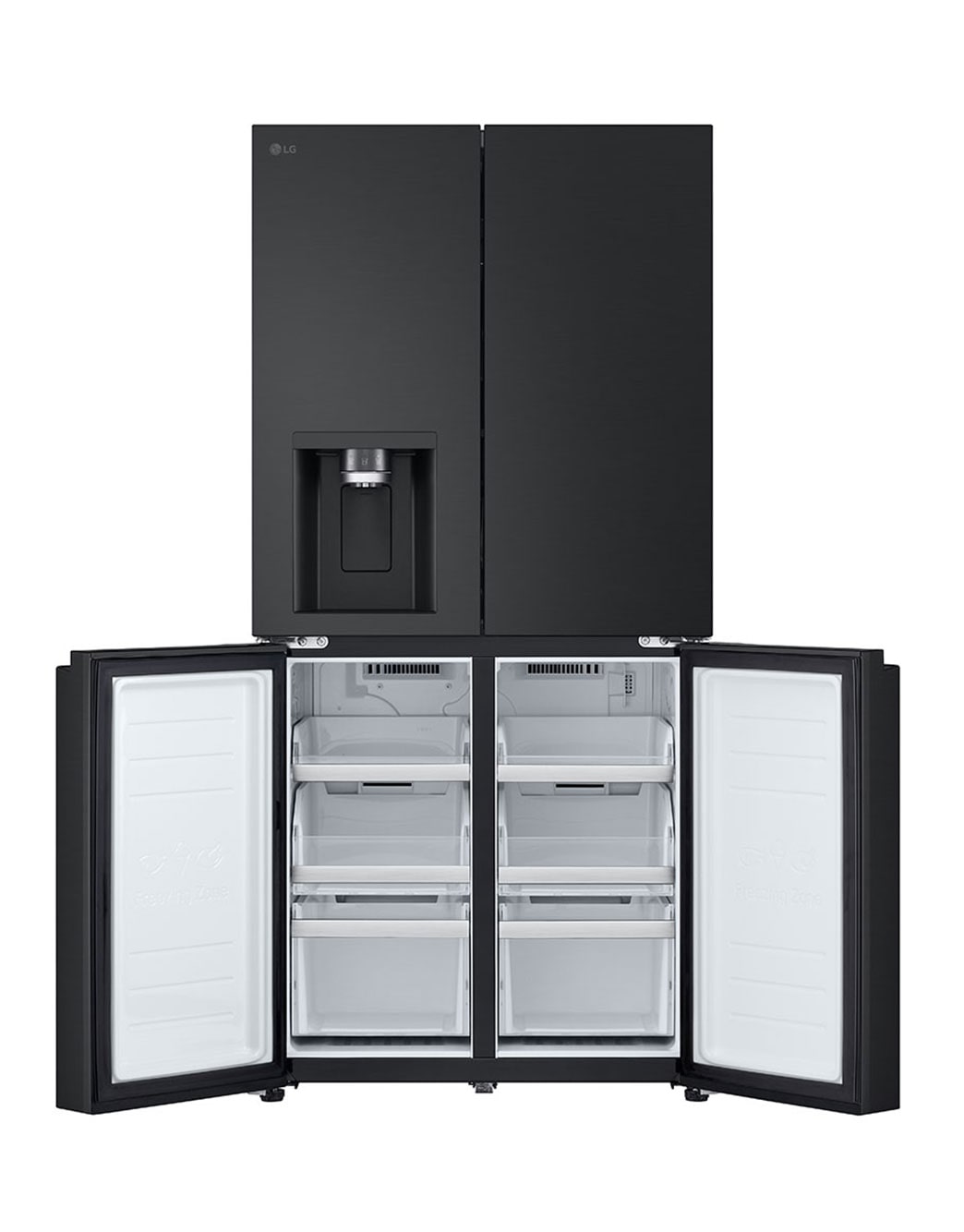 506L Slim French Door Fridge Non-Plumbed GF-LN500MBL | LG AU
