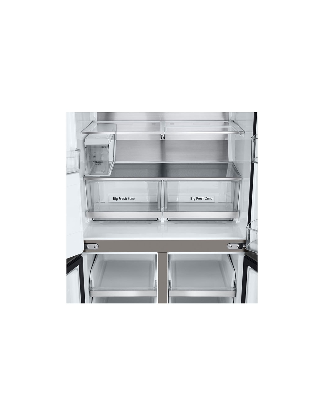 506L Slim French Door Fridge - Plumbed - GF-L500PL | LG AU
