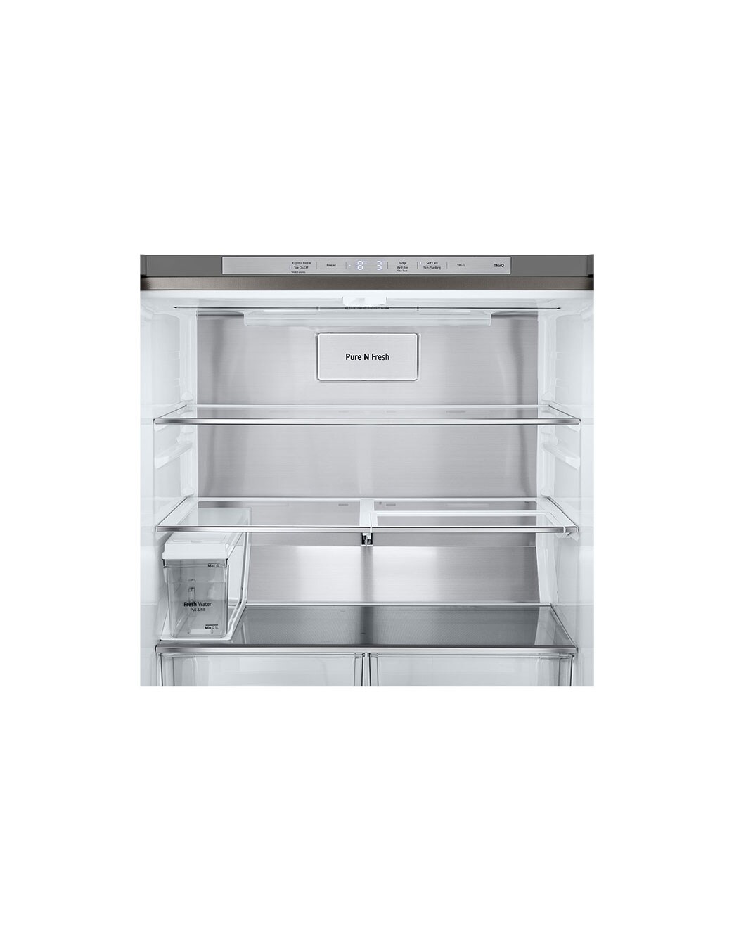 506L Slim French Door Fridge with Ice & Water Dispenser - GF-L500PL | LG AU