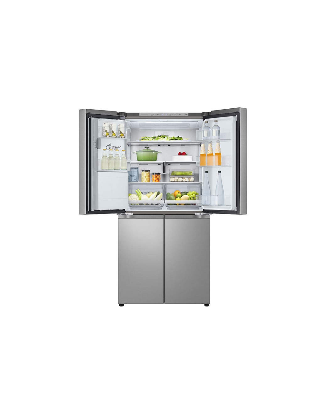 506L Slim French Door Fridge - Plumbed - GF-L500PL | LG Australia