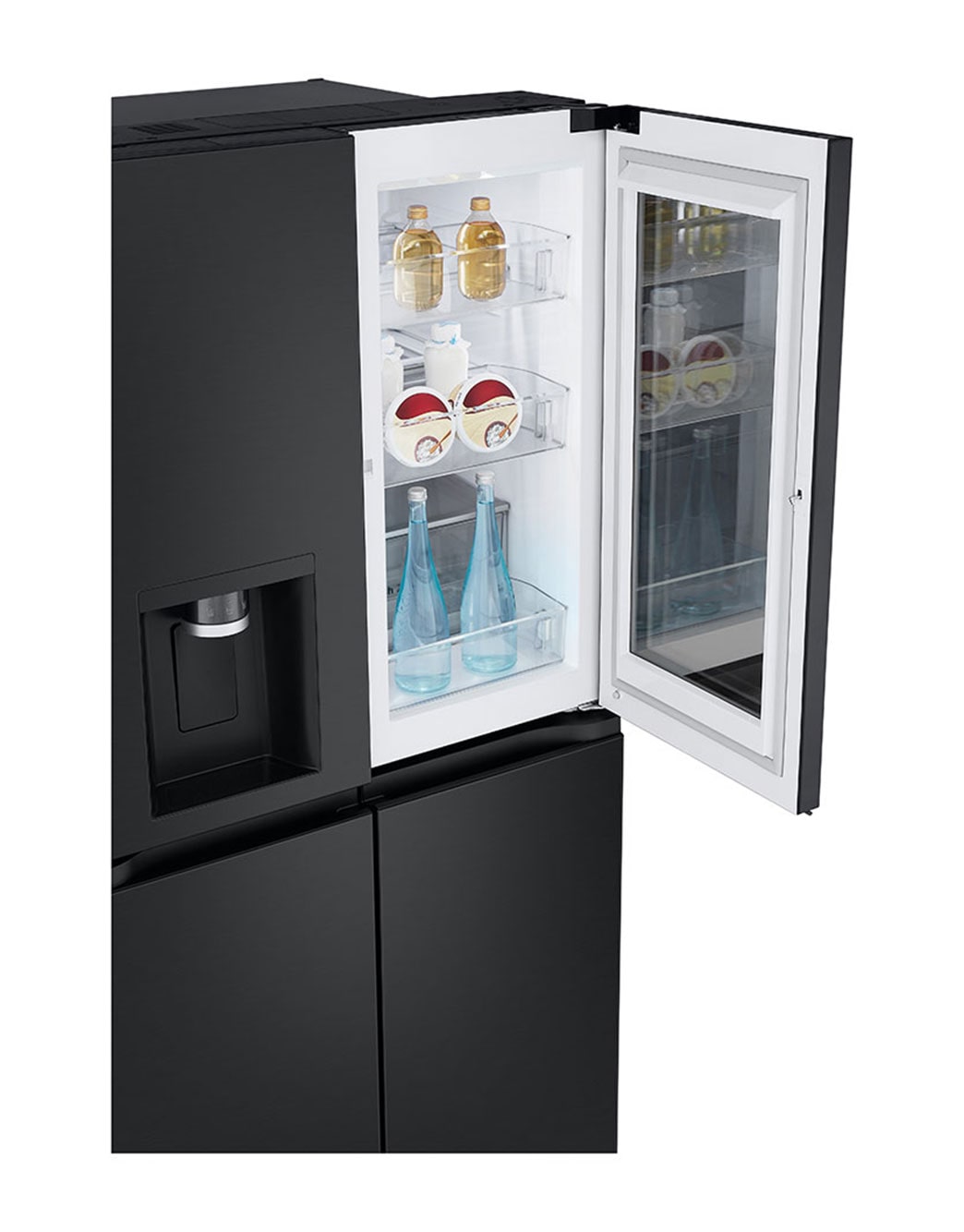508L Slim French Door Fridge- InstaView® GF-V500MBLC | LG AU