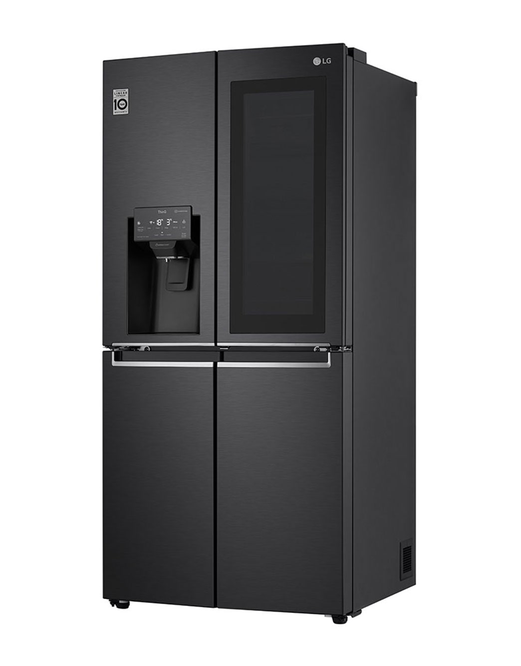 508L Slim French Door Fridge in Black - GF-V570MBLC | LG Australia