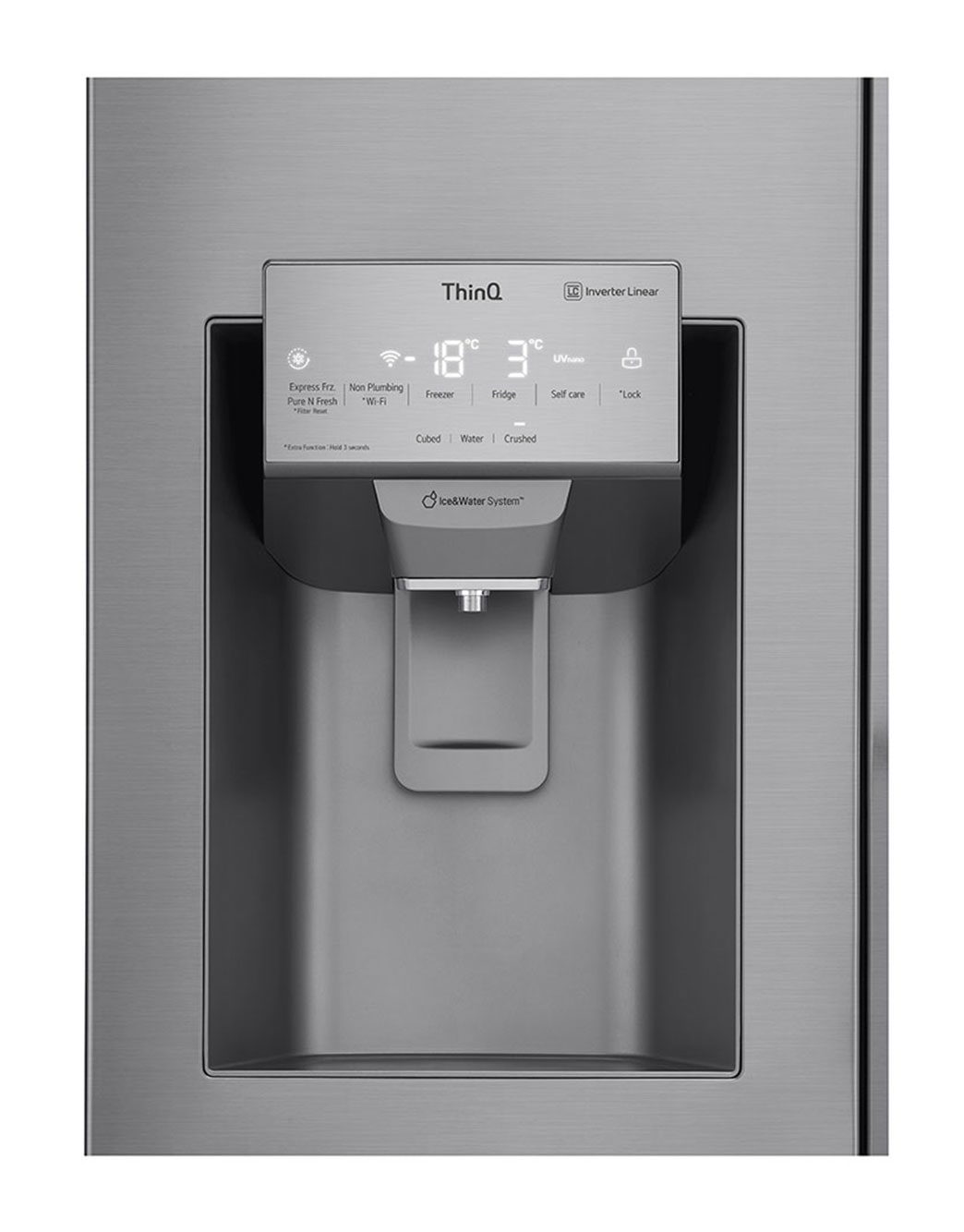 508L Slim French Door Fridge Stainless - GF-V570PNL | LG AU