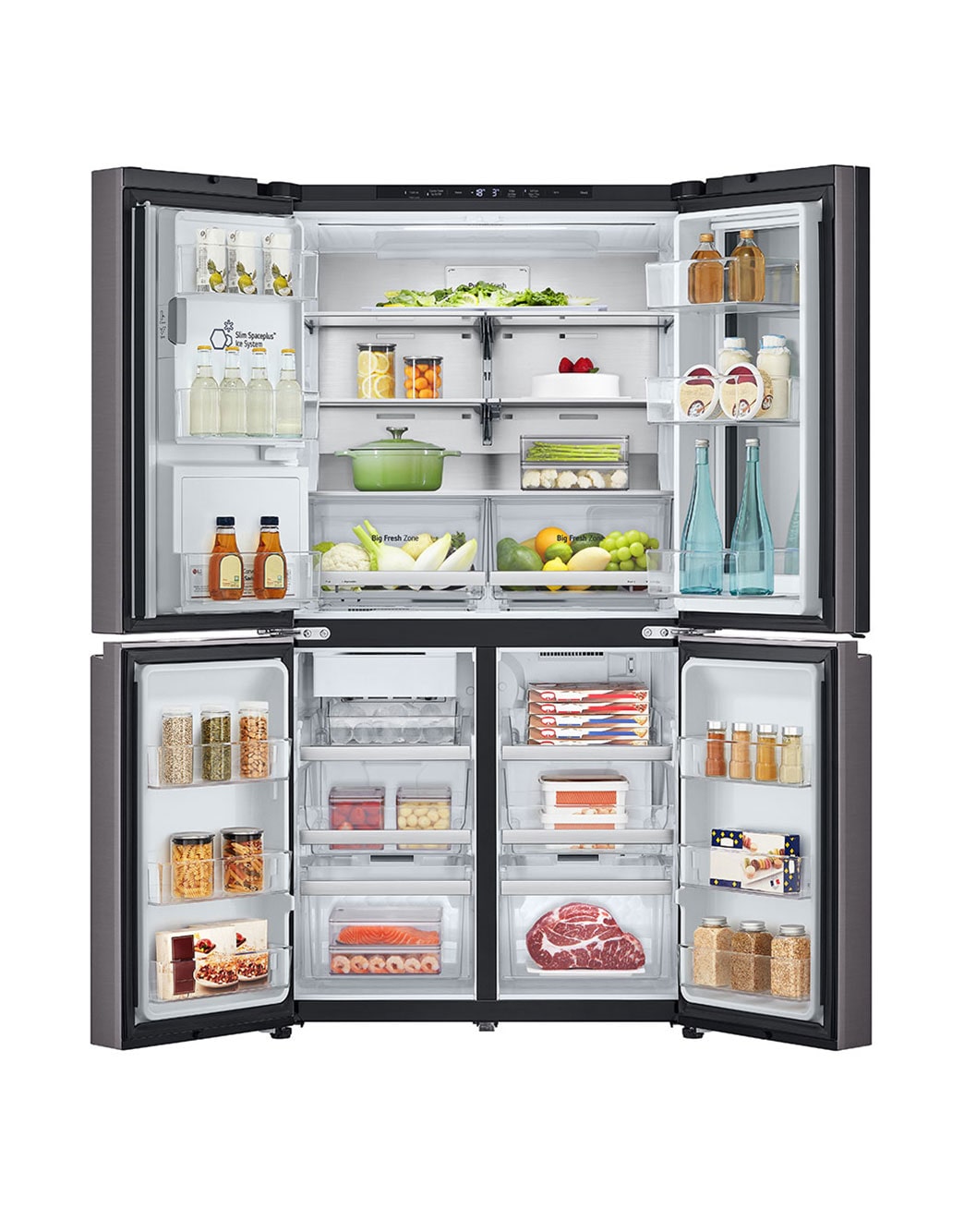 642L French Door Fridge with InstaView™ GF-V700BSLC | LG Australia