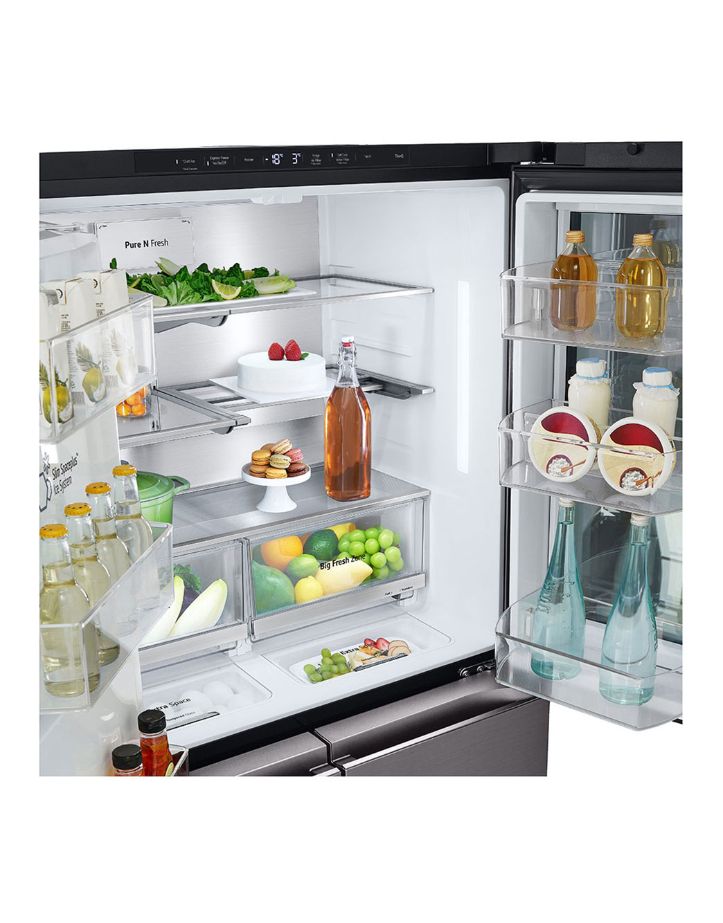 642L French Door Fridge with InstaView® GF-V700BSLC | LG AU