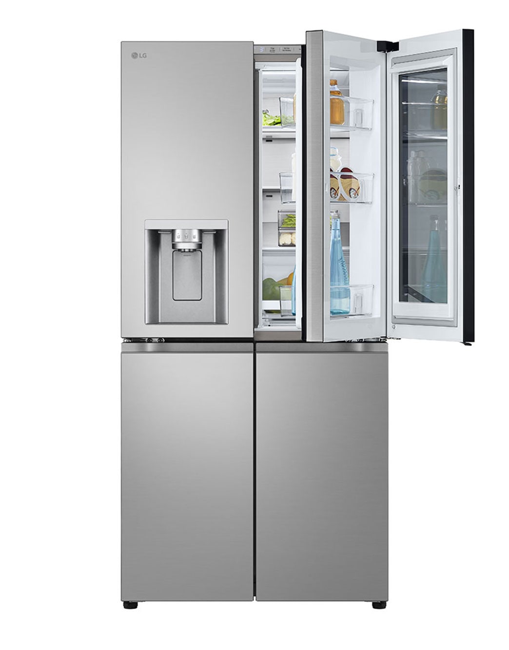 508L Slim French Door Fridge InstaView™ - GF-VN500PL | LG Australia