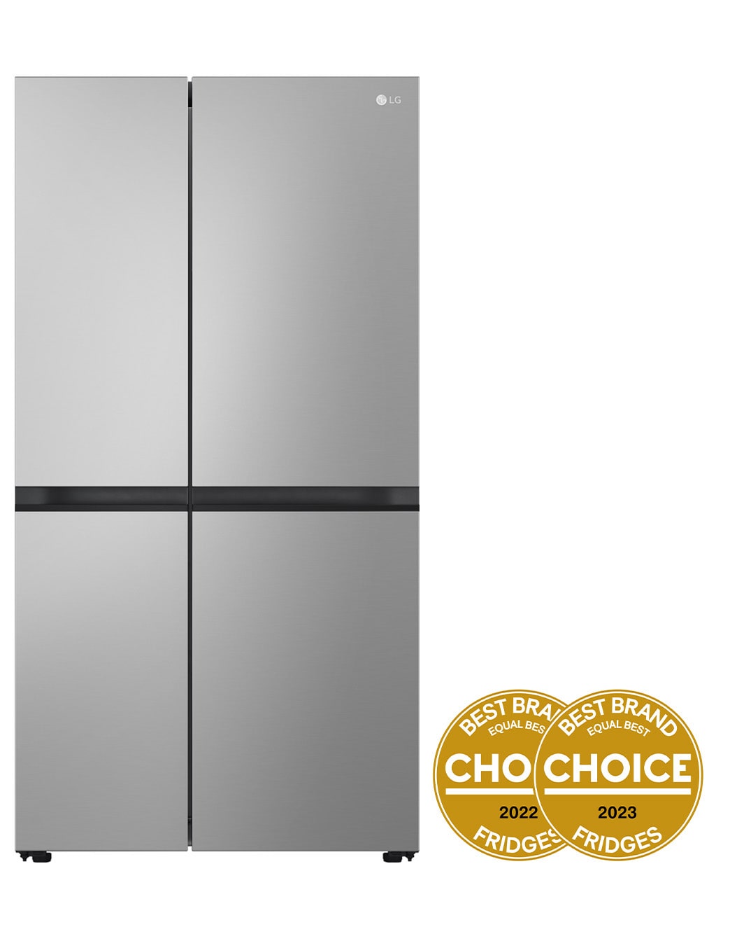 655L Side by Side Fridge in Stainless Finish - GS-B600PL | LG AU