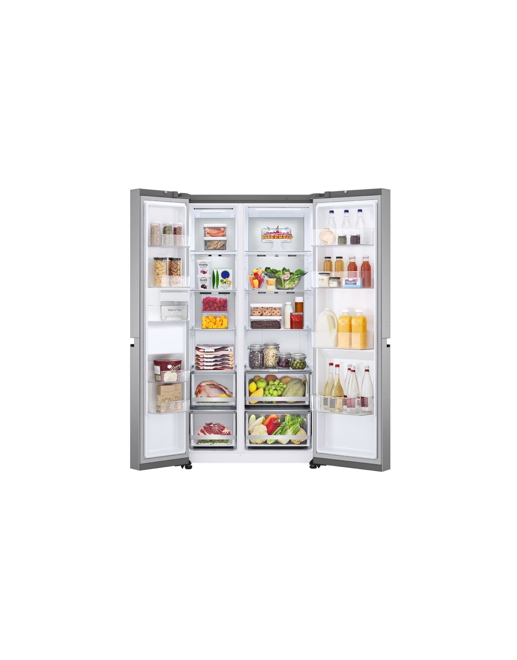 655L Side by Side Fridge Stainless Finish- GS-B600PL | LG AU