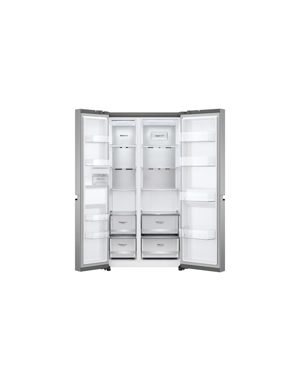 655L Side by Side Fridge Stainless Finish- GS-B600PL | LG AU