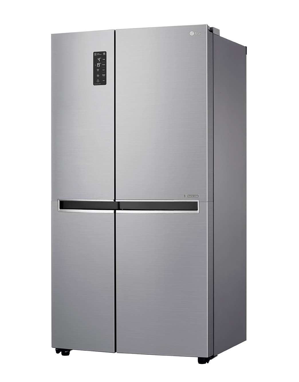 642L Side by Side Fridge in Stainless - GS-B680PL | LG Australia