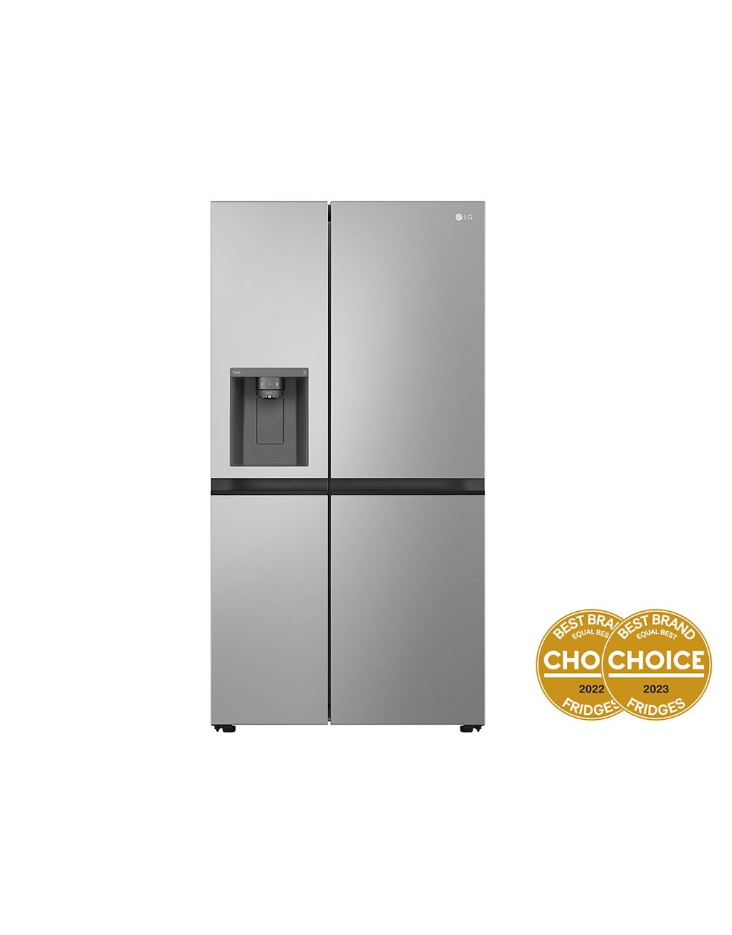635L Side by Side Fridge, Water Dispenser GS-D600PLC - GS-D600PLC | LG AU