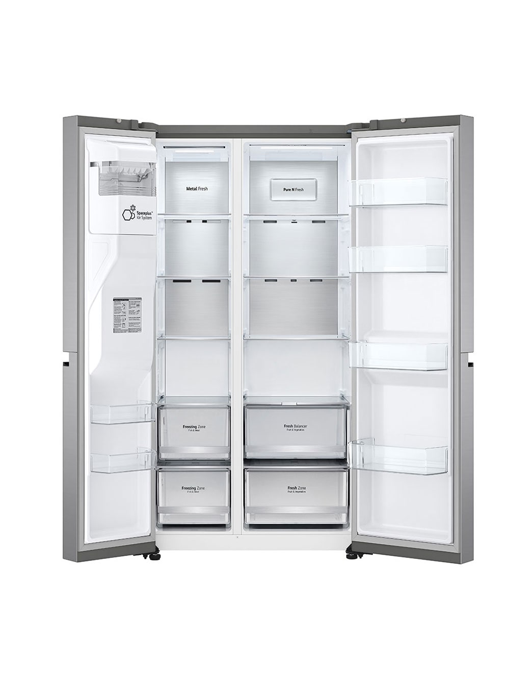 635L Side by Side Fridge - Plumbed - GS-L600PL | LG AU