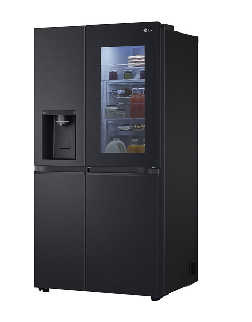 635L Side by Side Fridge with InstaView® GS-V600MBLC | LG AU