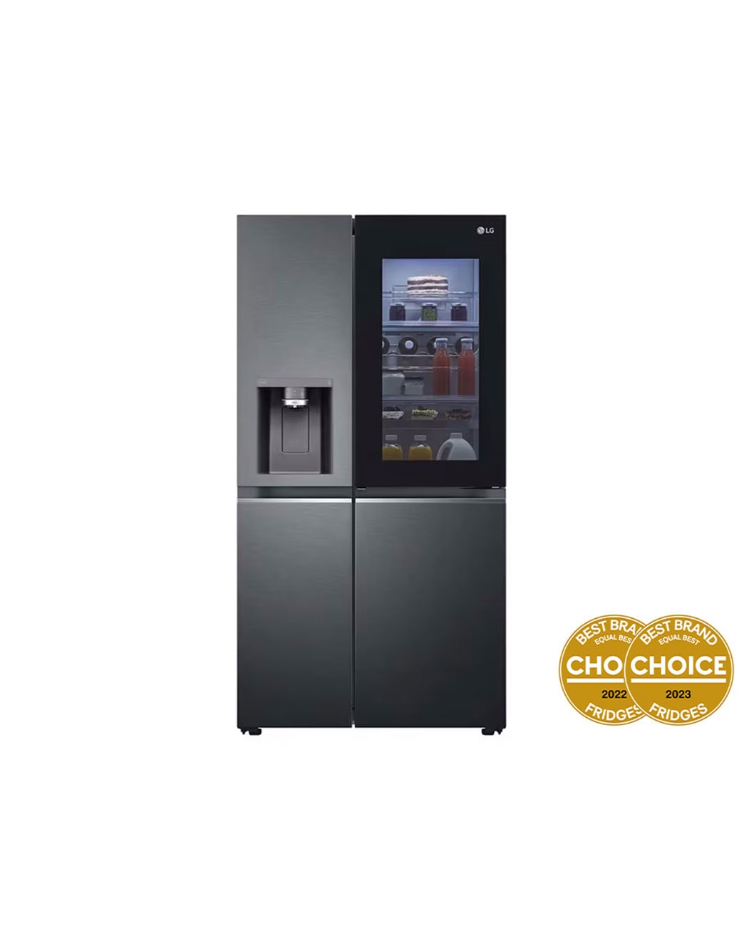 635L Side by Side Fridge - Craft Ice™ - GS-V635MBLC | LG AU