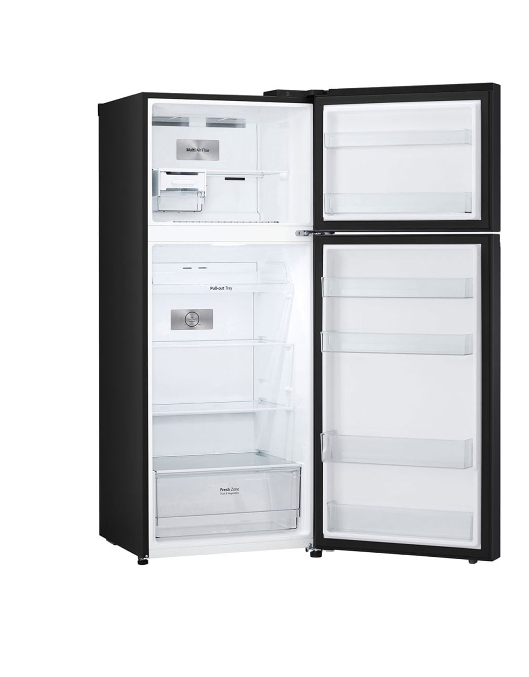 395L Top Mount Fridge - Matte Black - GT-6MB | LG Australia