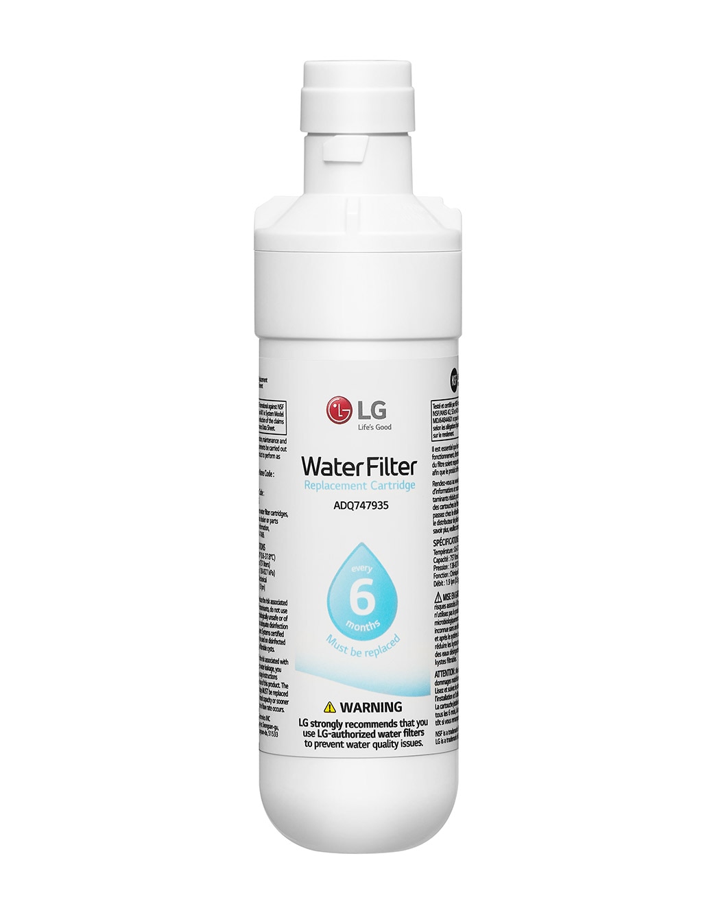 LG LT1000P2 Refrigerator Water Filter (2-pack) - ADQ74793513 | LG AU