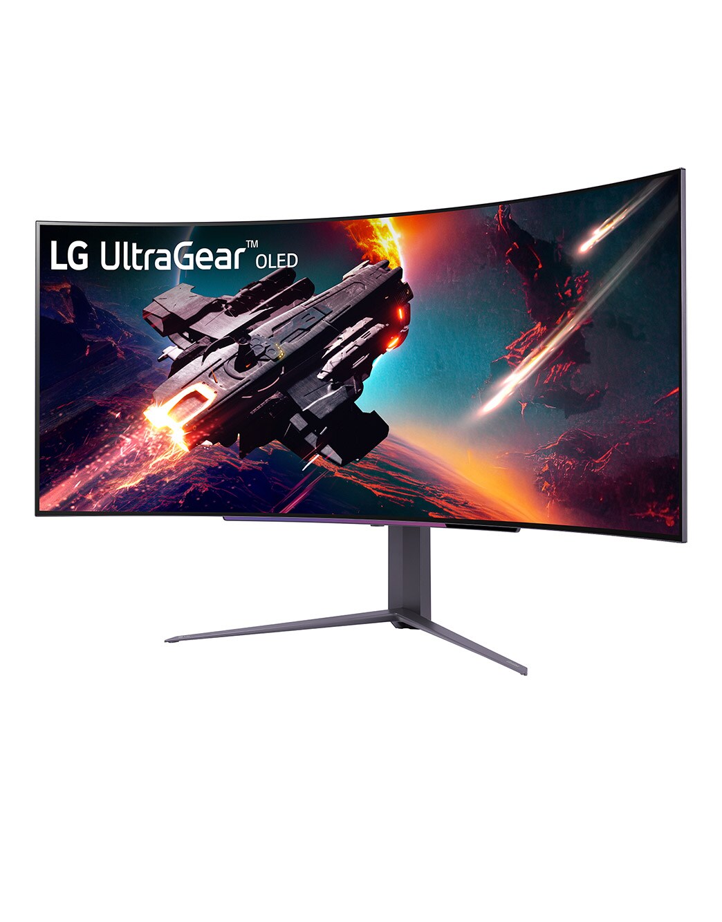 LG UltraGear™ 45 inch OLED 240Hz 800R Curved Gaming Monitor - 45GS96QB ...