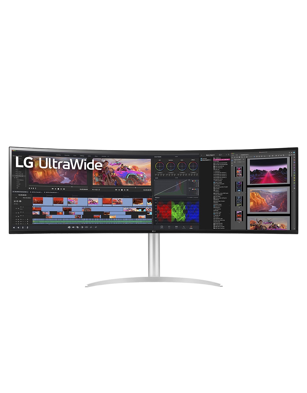 49'' 32:9 UltraWide™ Dual QHD Nano IPS™ Curved Monitor - 49WQ95C-W | LG AU