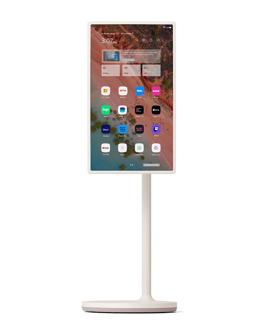 LG StanbyME 27 inch Portable Smart Touch Screen - 27ART10AKPL | LG AU