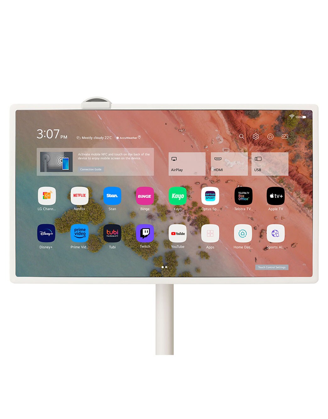 LG StanbyME 27 inch Portable Smart Touch Screen - 27ART10AKPL | LG AU