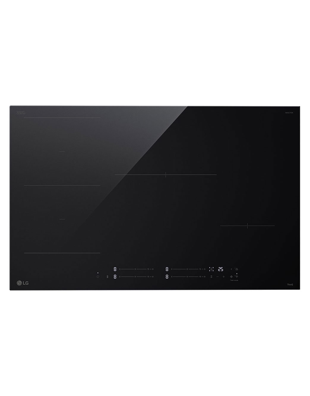80cm Induction Cooktop, 4 Cooking Zones - BCI807T4BG | LG AU