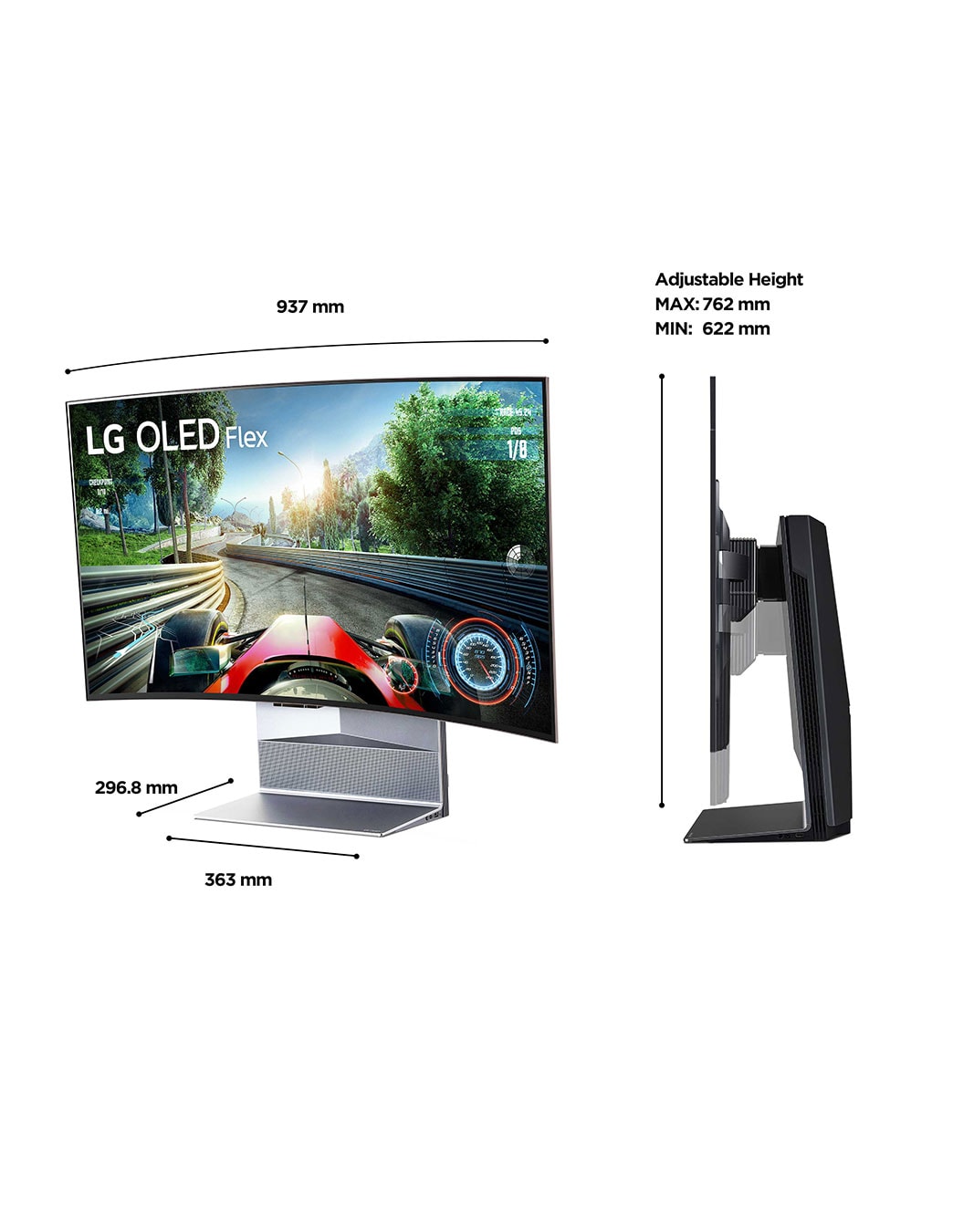 LG OLED Flex 42 inch 4K Gaming TV - 42LX3QPSA | LG AU