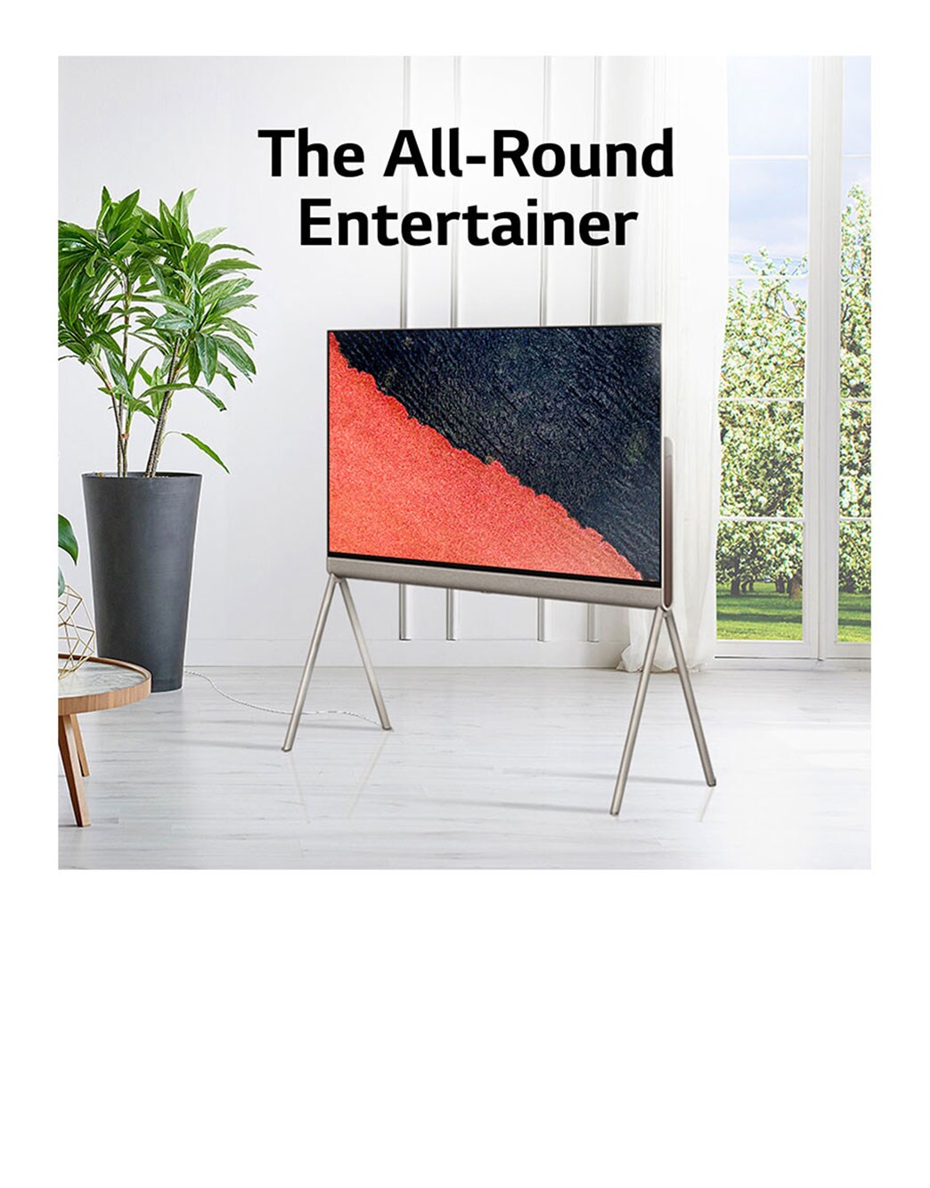 LG OLED evo LX1 Posé 55 inch 4K Smart TV Lifestyle TV - 55LX1QPSA | LG AU