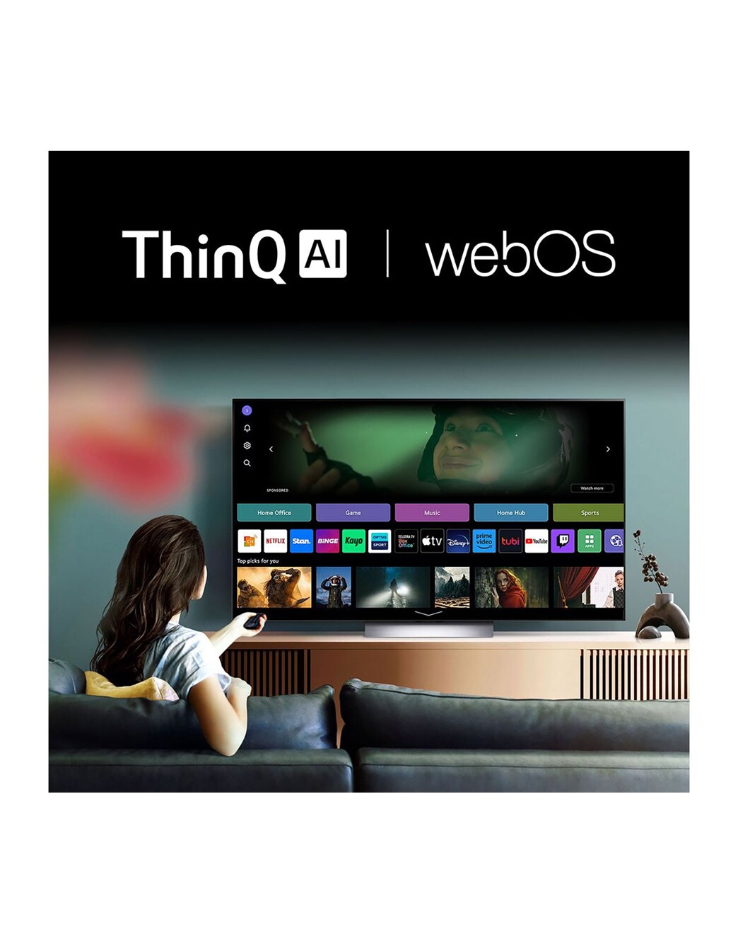 75 Inch LG UHD UT80 4K Smart TV - 75UT8050PSB | LG AU