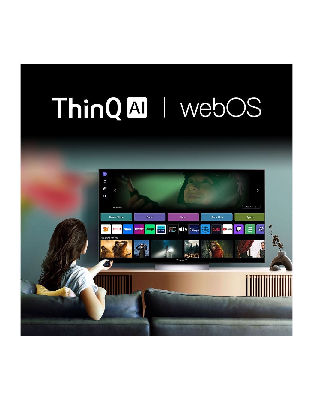 43 inch LG QNED81 4K Smart TV - 43QNED81TSA | LG AU