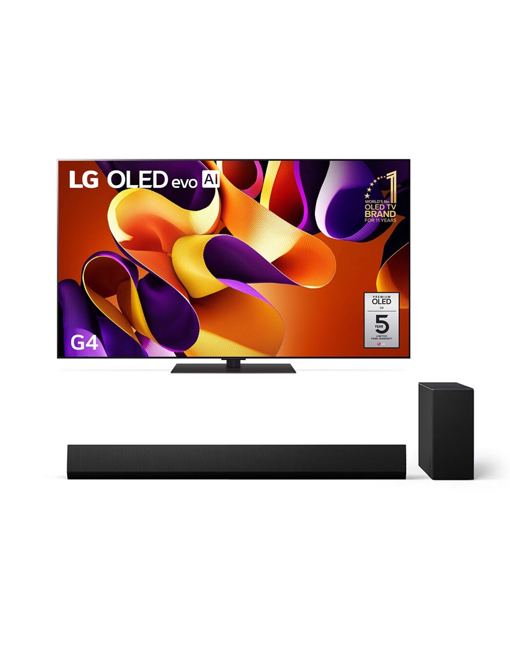 65 Inch LG OLED evo AI G4 4K Smart TV 2024 - OLED65G4PSA | LG AU