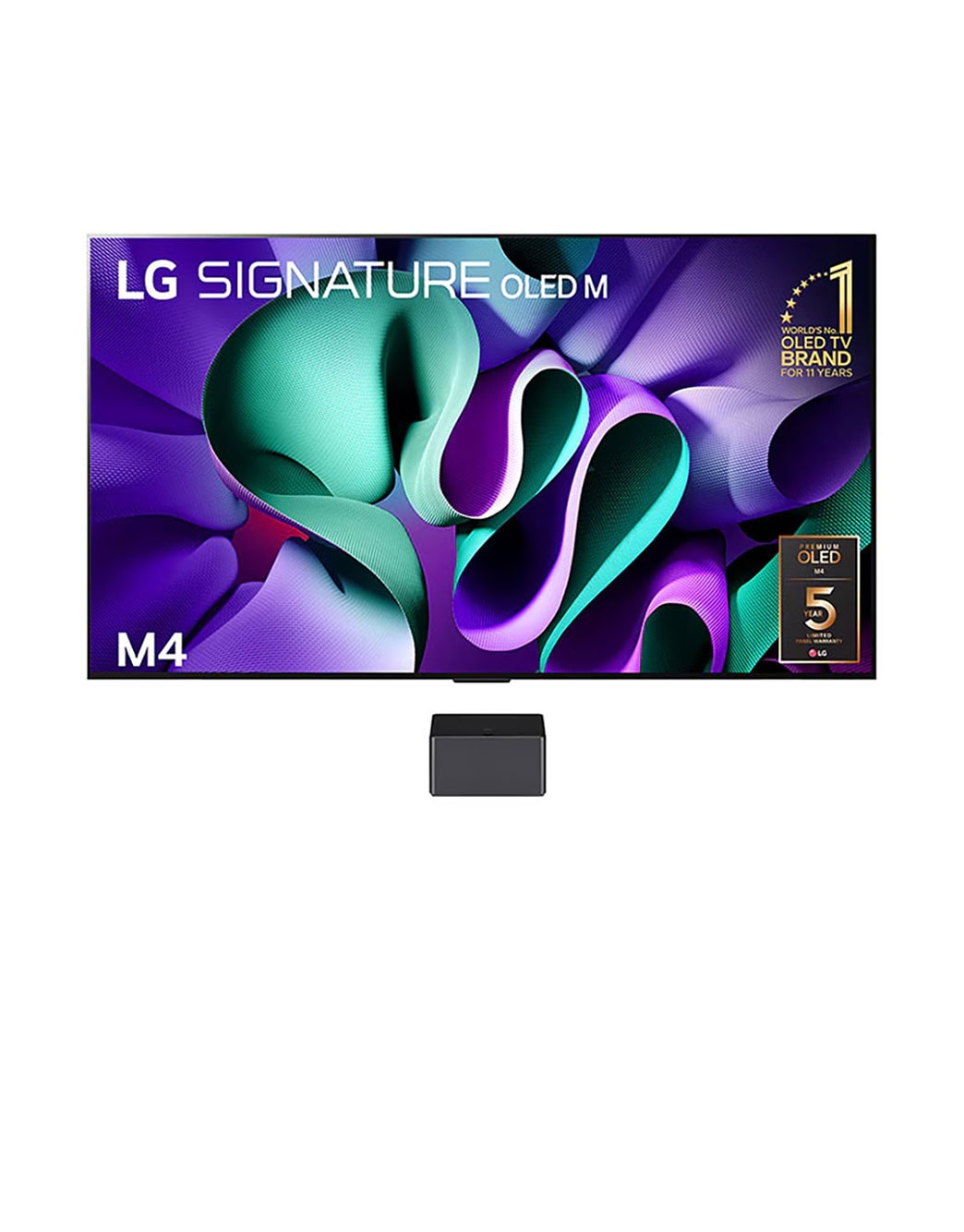 97 inch LG SIGNATURE OLED M4 True Wireless TV with 4K 120Hz Video ...