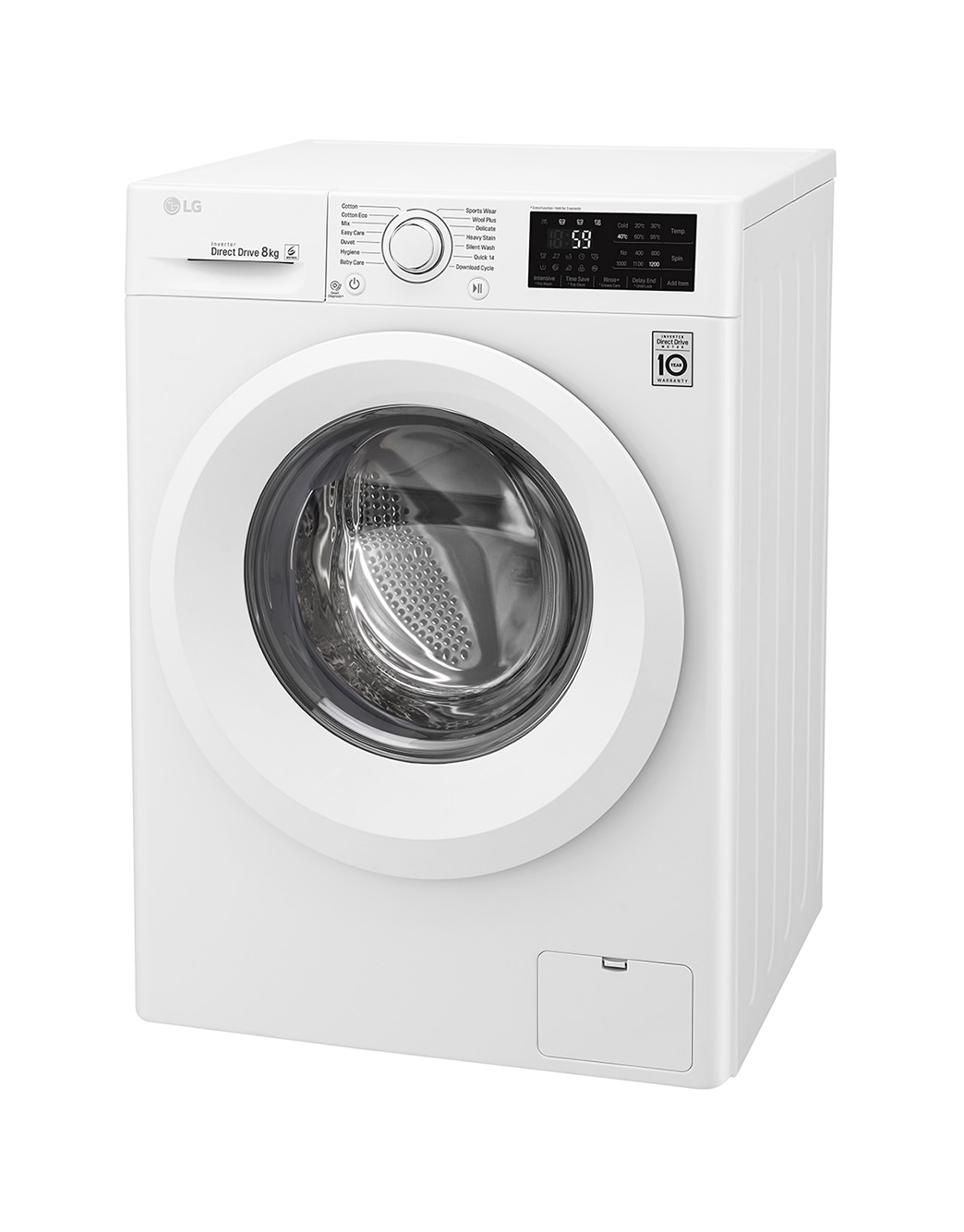 8kg Front Loader Washing Machine with 6 Motion Direct Drive ...