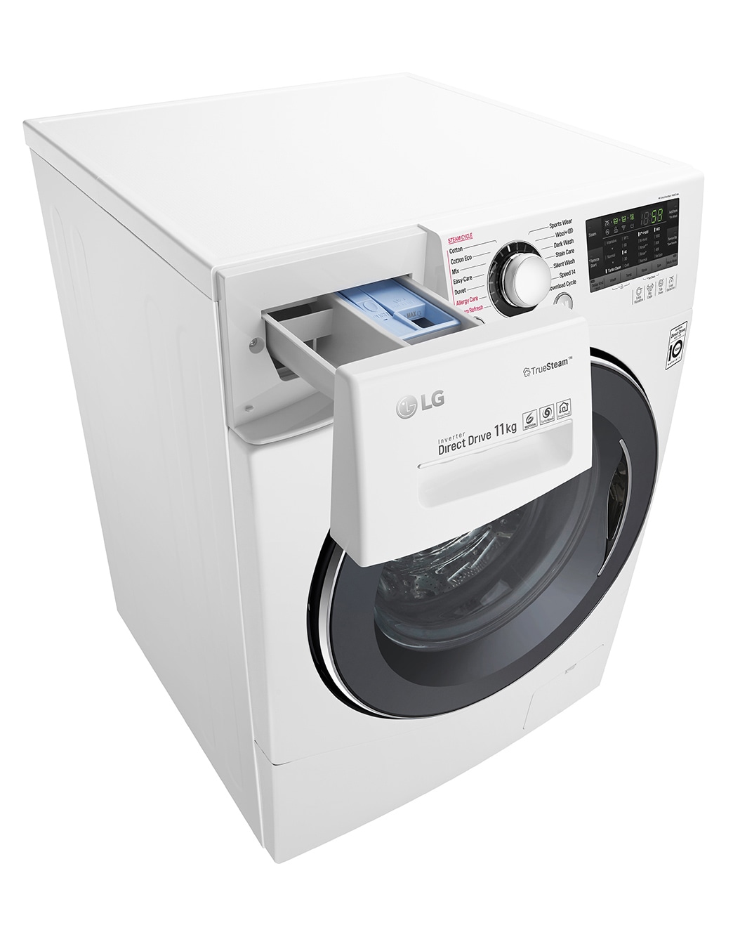 11kg Front Loader Washing Machine with True Steam® - WD1411SBW | LG AU