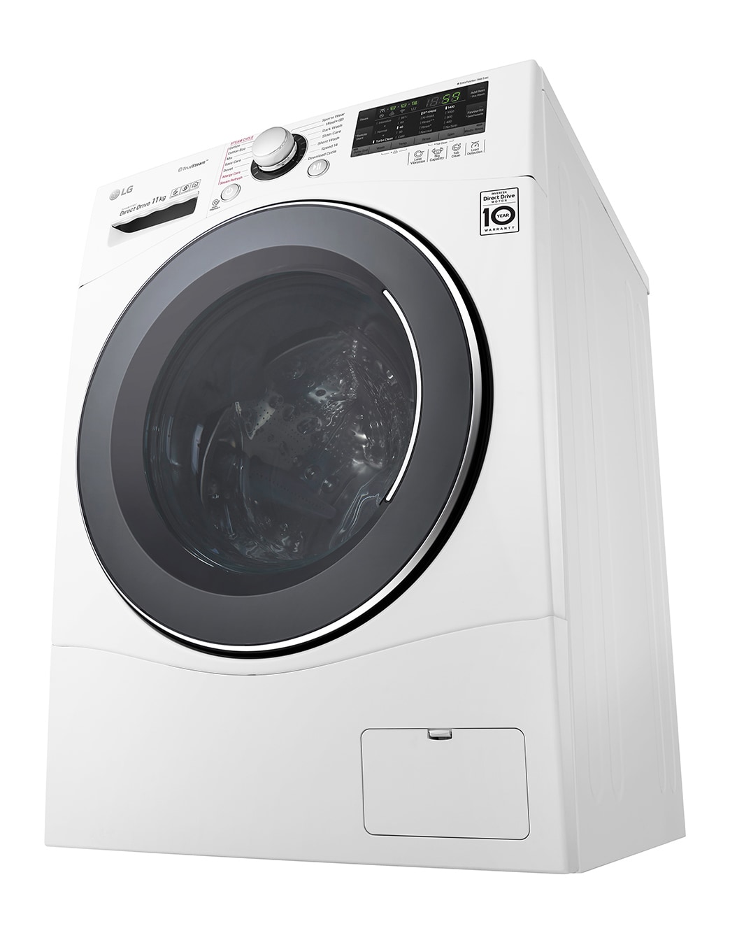 11kg Front Loader Washing Machine with True Steam® - WD1411SBW | LG AU