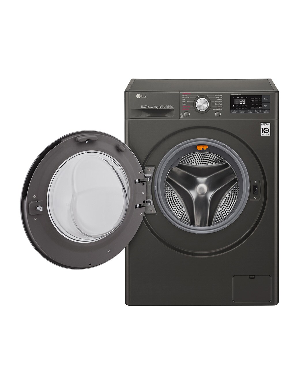 9kg Front Load Washing Machine with Vapour - WTW1409VCB | LG Australia