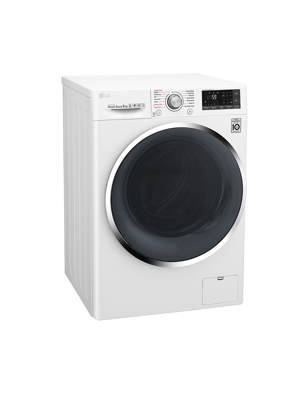 9kg Front Load Washing Machine with Vapour - WTW1409VCW | LG Australia