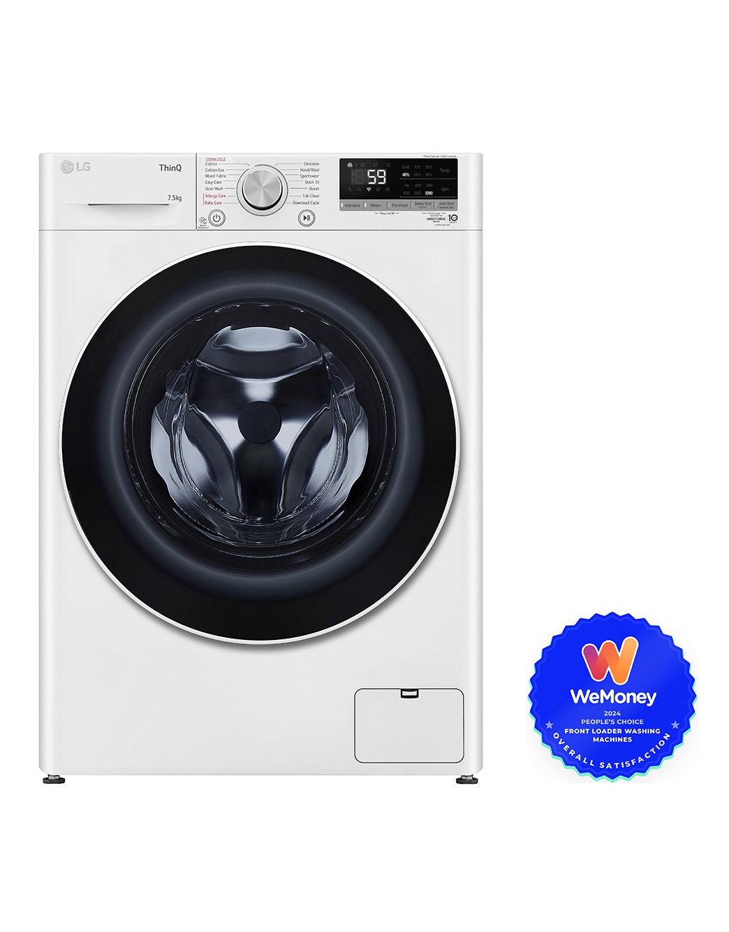 7.5kg Series 5 Front Load Washing Machine WV5-1275W | LG AU