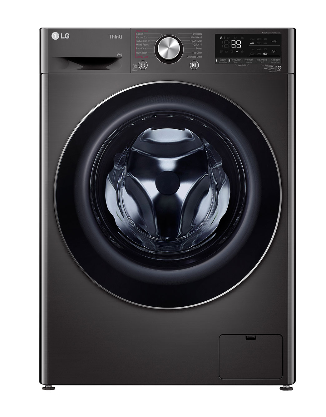 9kg Series 9 Front Load Washing Machine - WV9-1609B | LG AU