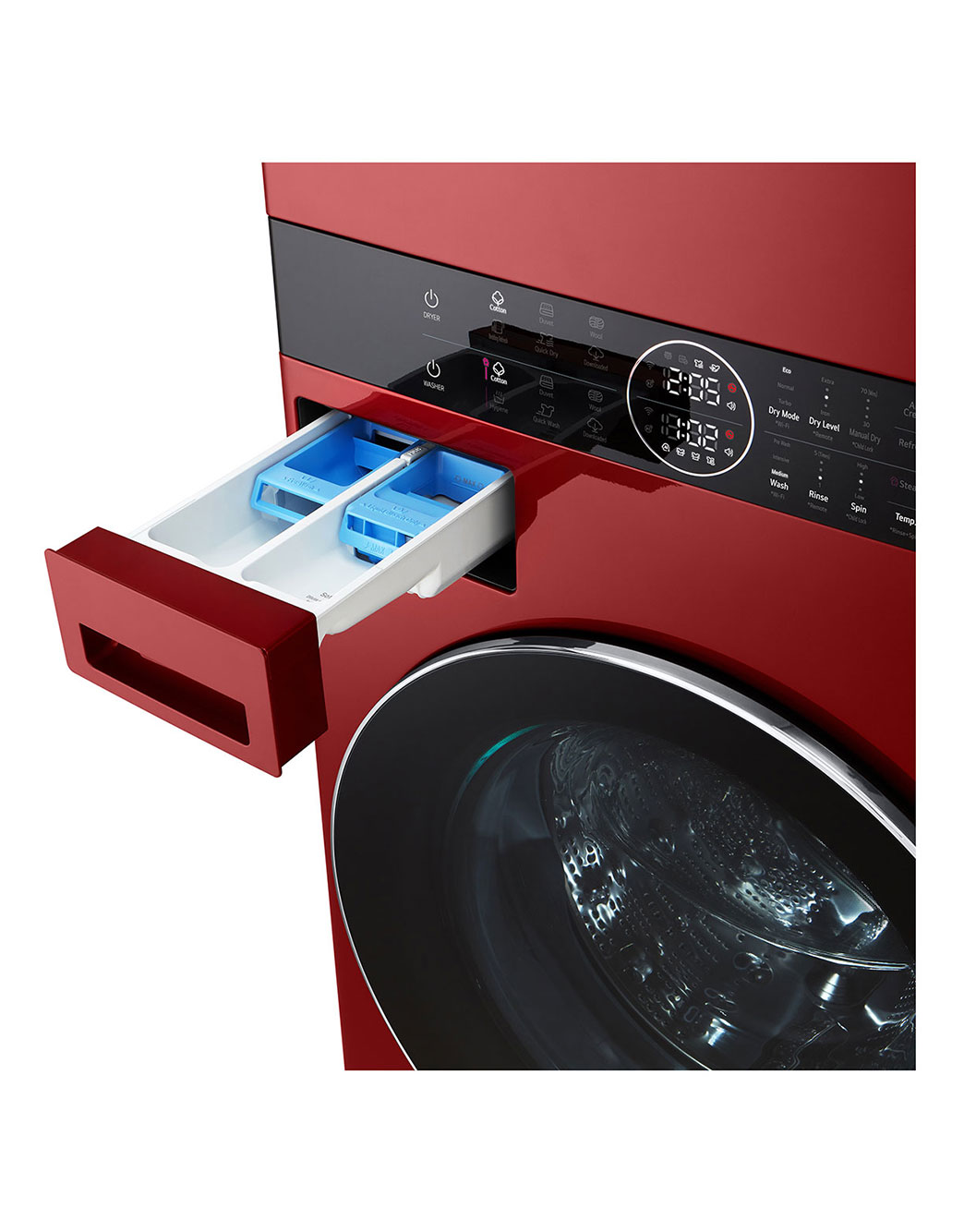 17kg WashTower™ Stacked Washer Dryer - WWT-1710CR | LG Australia