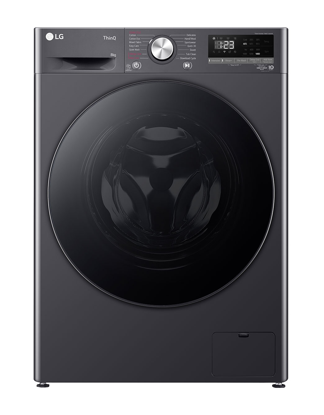 8kg Series 5 Front Load Washing Machine with Steam | LG AU
