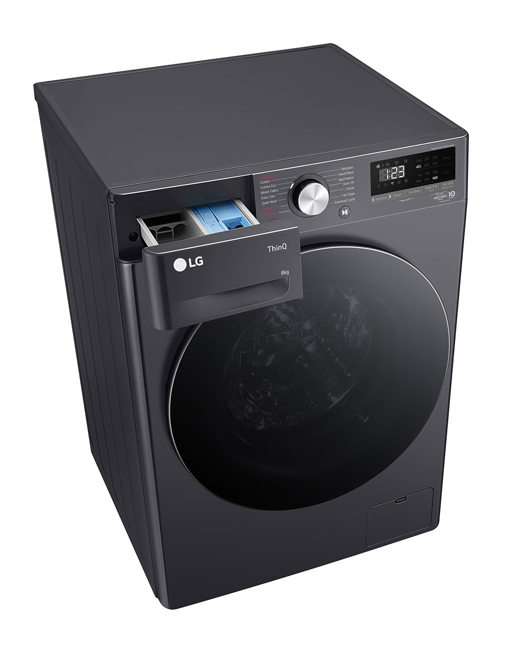 8kg Series 5 Front Load Washing Machine with Steam | LG AU