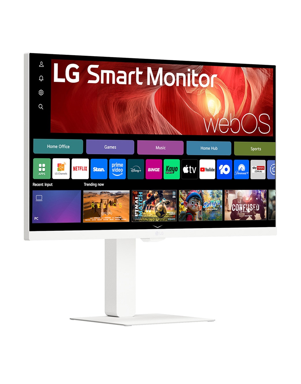 LG 27” 4K UHD IPS Smart Monitor with webOS - 27U730SA-W.AAU | LG Australia
